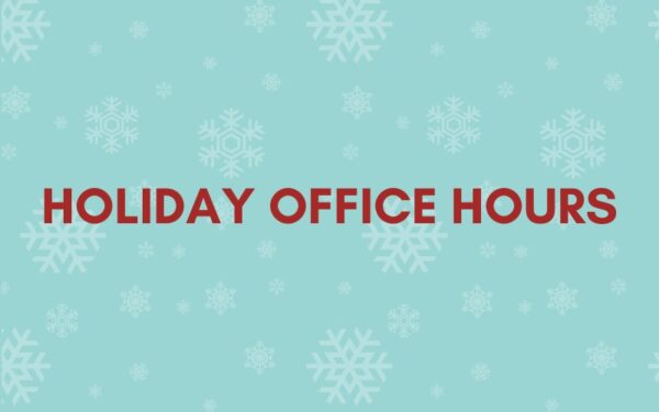 Holiday Office Hours: CLOSED 12/23 - 12/26 and 12/30 - 1/2 - Downtown ...