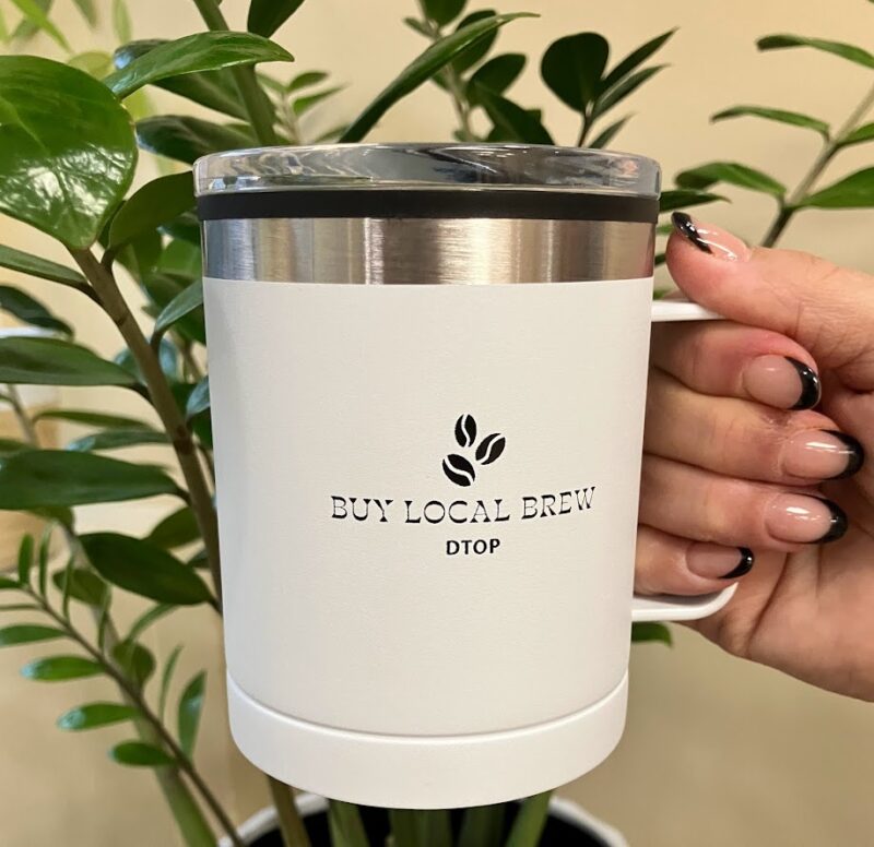 Celebrating Earth Day with a “DTOP Buy Local Brew” Coffee Mug ...
